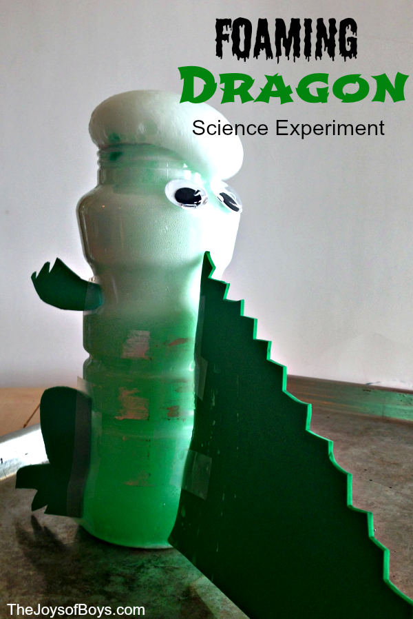 Foaming Dragon Science Experiment